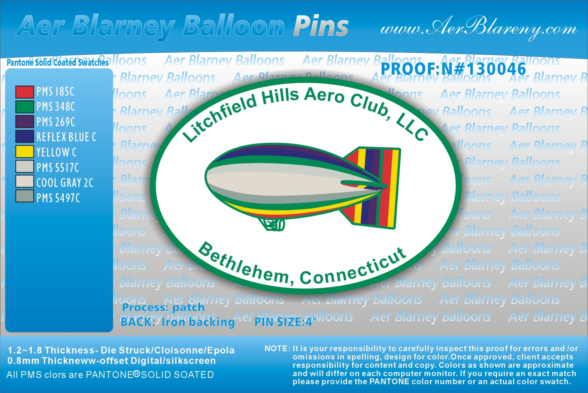 Custom Balloon Pins – Aer Blarney Balloons